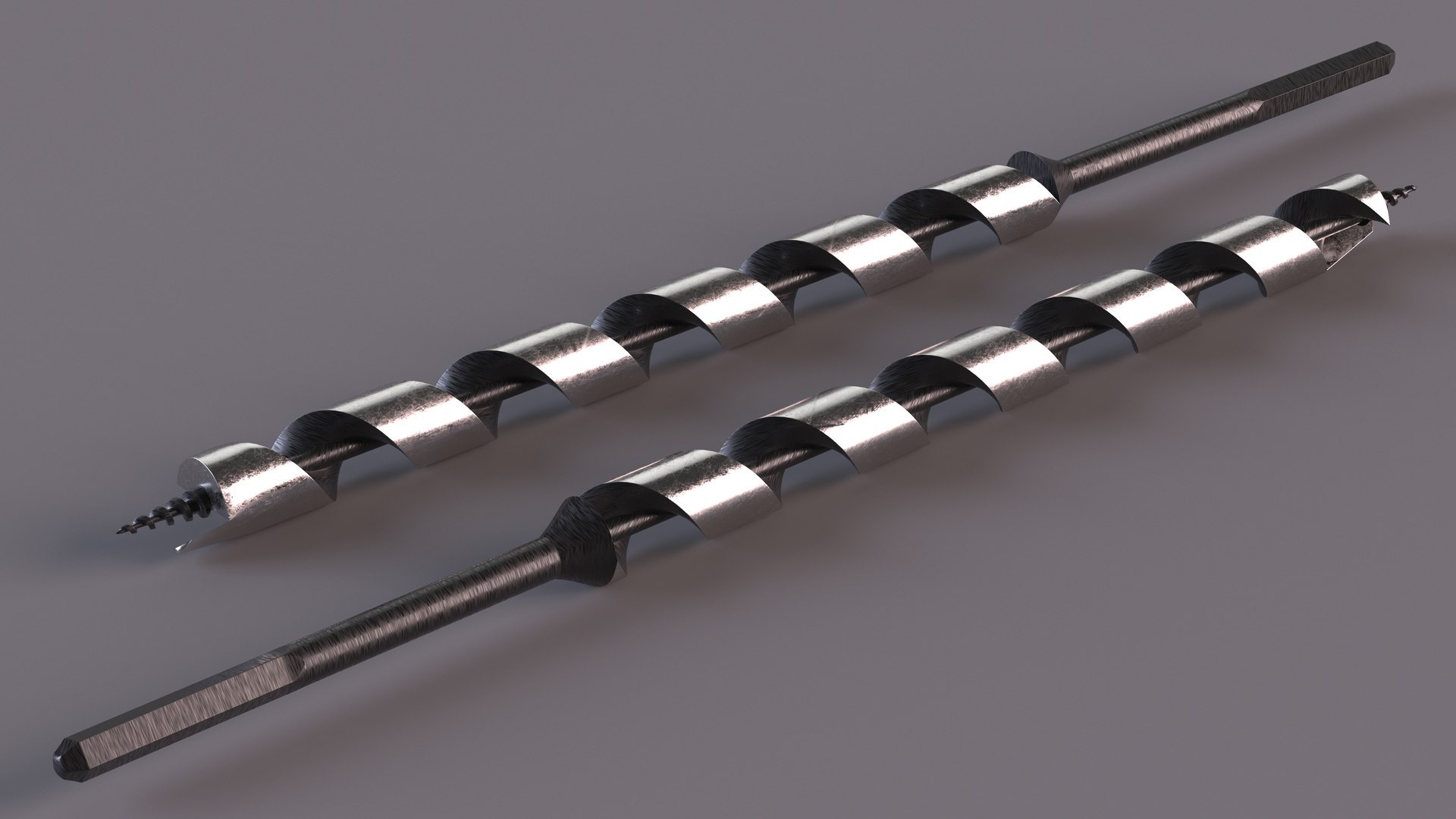 3D Auger Drill Bit For Wood New Model - TurboSquid 2105085