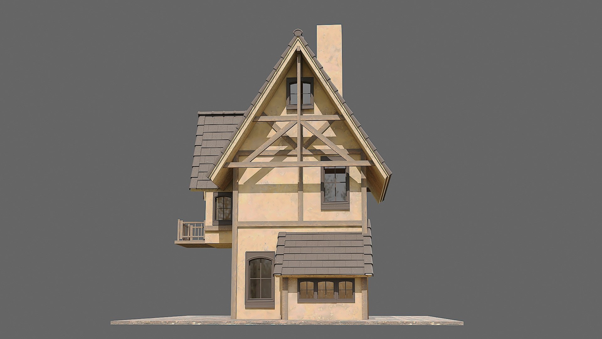 3D Wood Game Hause 3 Model - TurboSquid 1979519