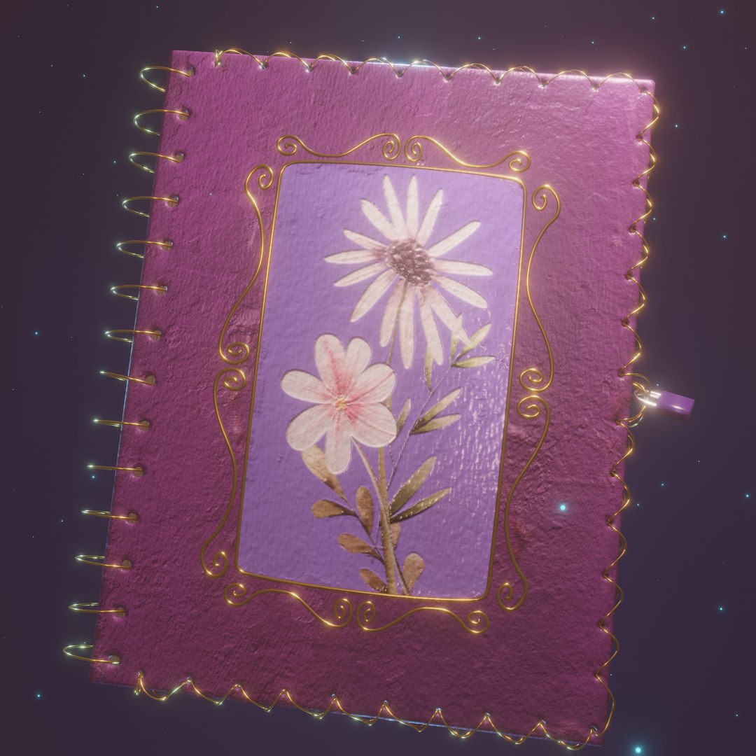 3D model Magic book painted stylized - TurboSquid 2181960