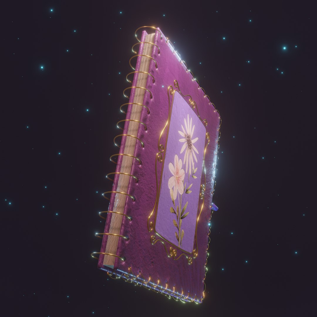 3D model Magic book painted stylized - TurboSquid 2181960