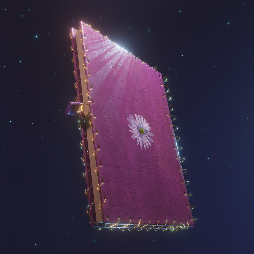 3D model Magic book painted stylized - TurboSquid 2181960