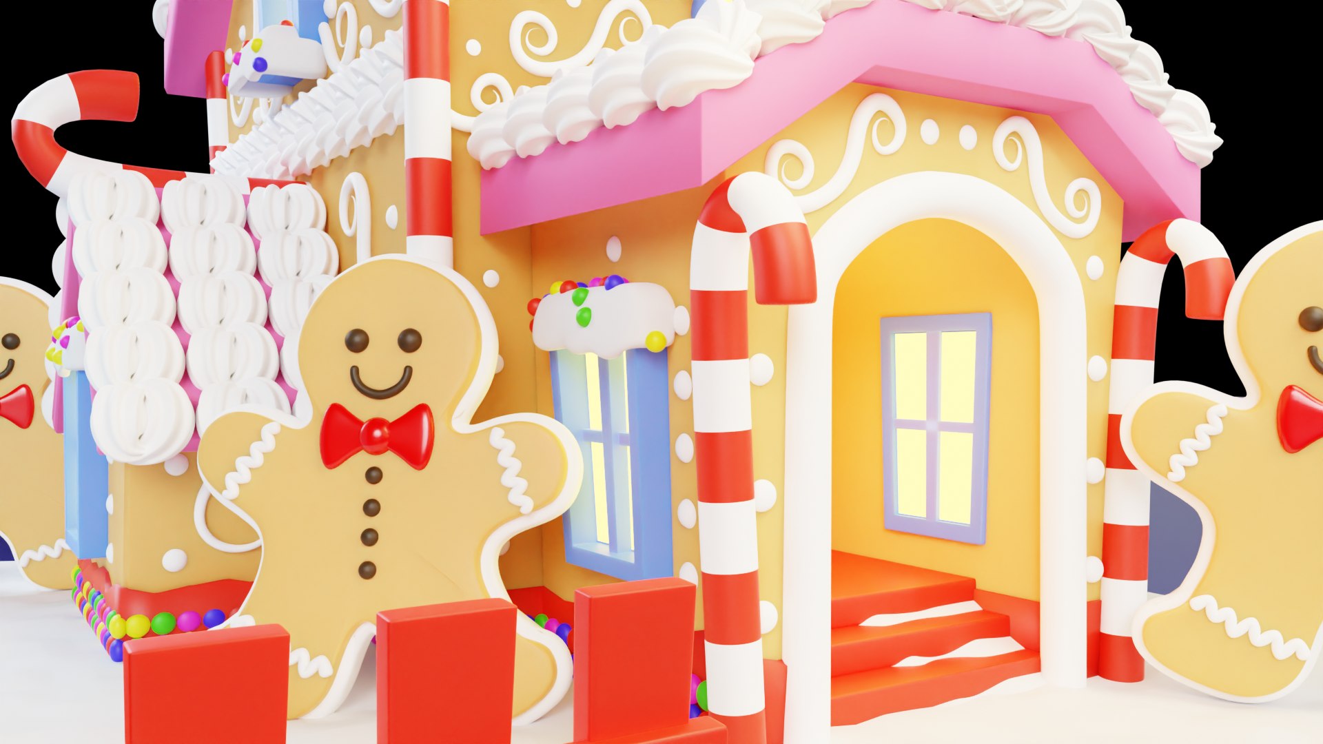 3D Candy House Model - TurboSquid 1907615