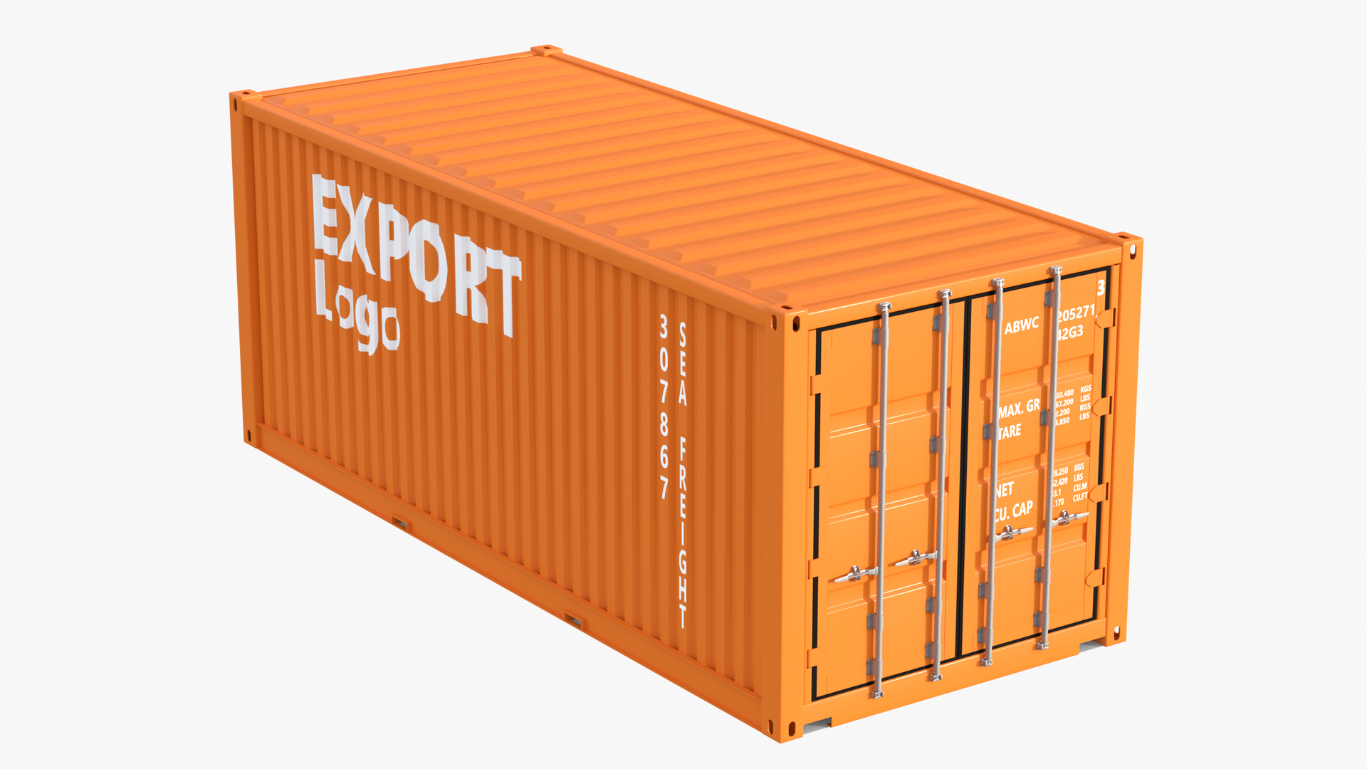 3D shipping standard container model - TurboSquid 1695184