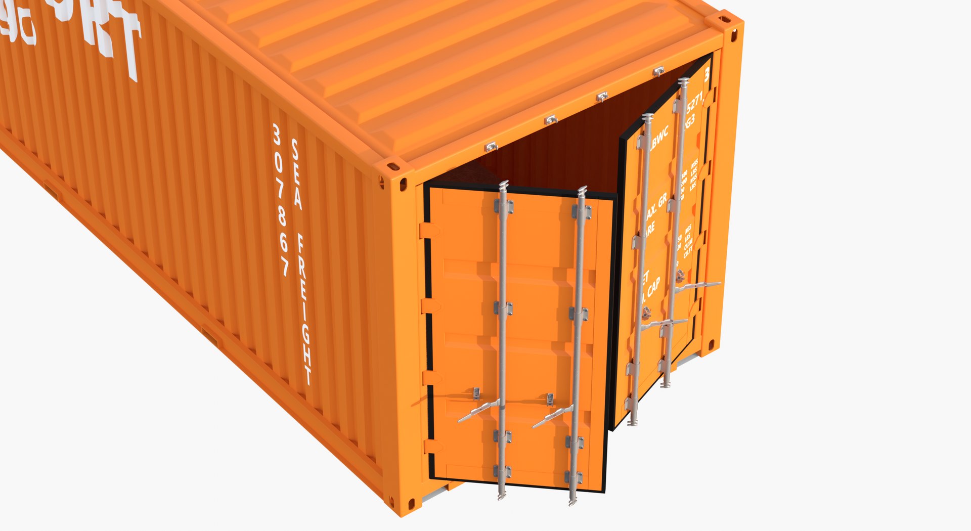 3D Shipping Standard Container Model - TurboSquid 1695184