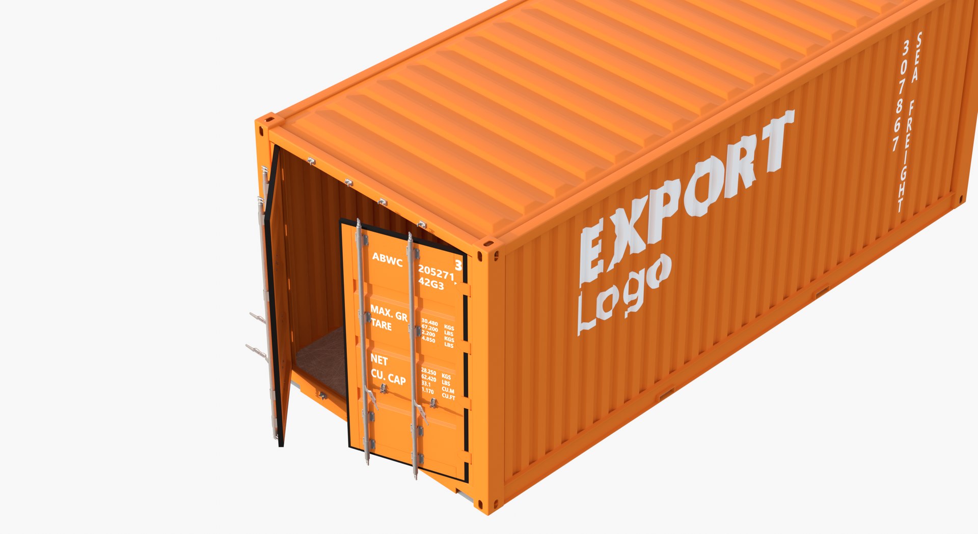 3D shipping standard container model - TurboSquid 1695184