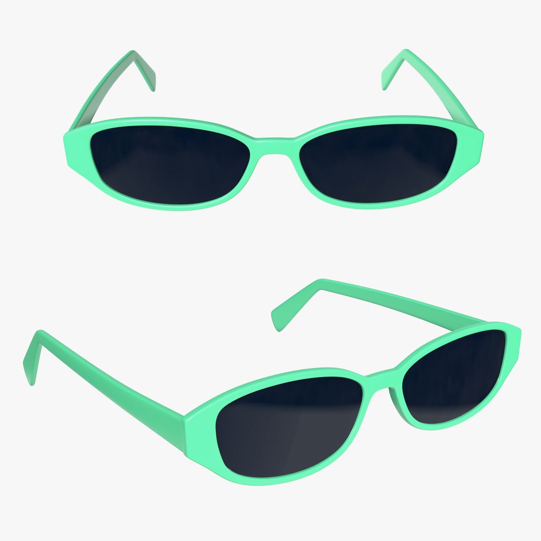 3D sun glasses model - TurboSquid 1426251