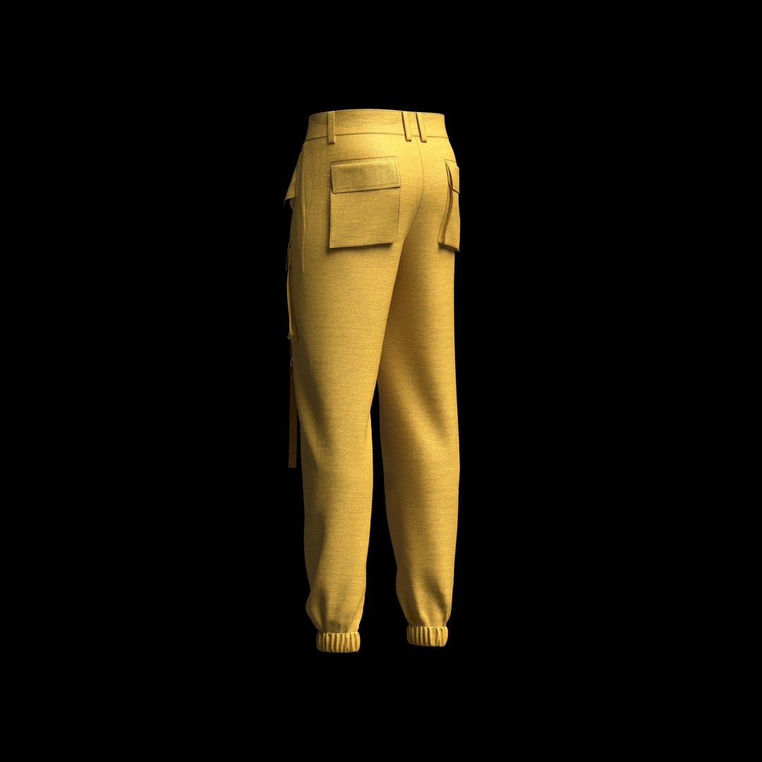 Cargo Track Pant 3D Model - TurboSquid 2250174