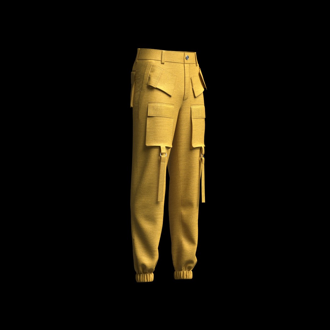 Cargo Track Pant 3D Model - TurboSquid 2250174