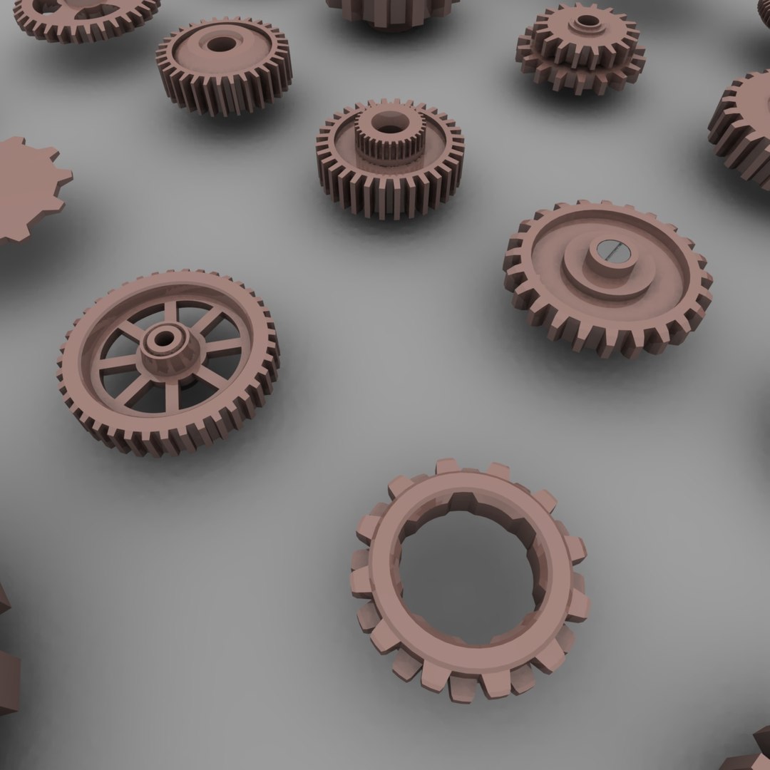 Cogs Gears 3d Obj