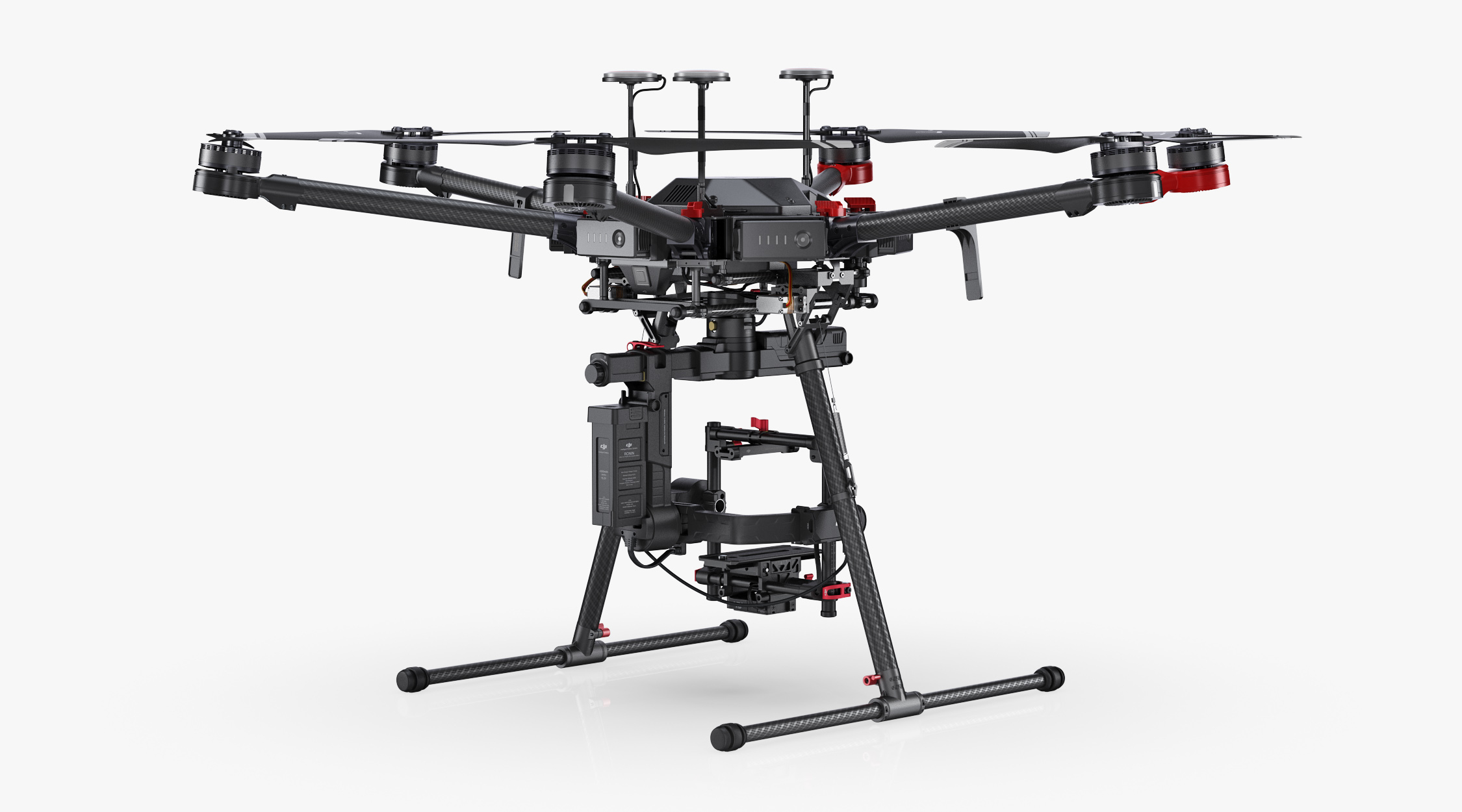 DJI Matrice 600 Pro 및 Ronin-MX 2017 3D 모델 - TurboSquid 1207547