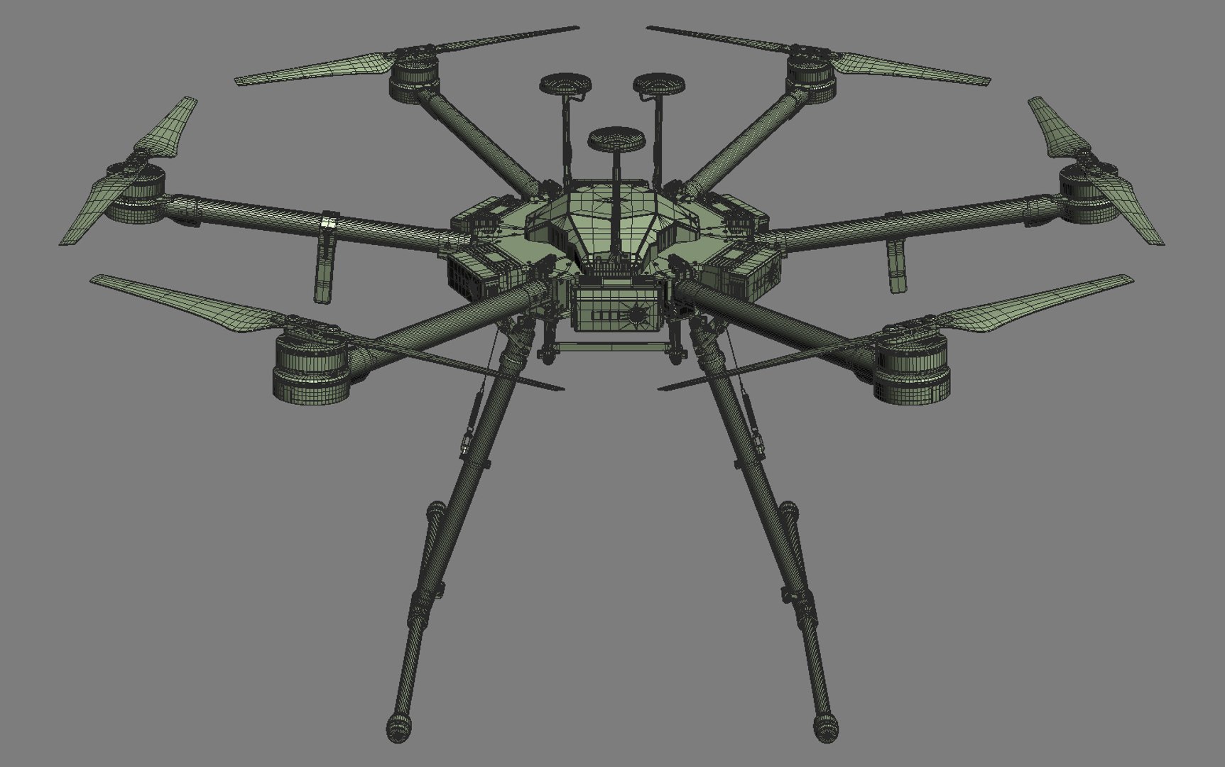 Dji matrice 600 pro 3D model - TurboSquid 1207547