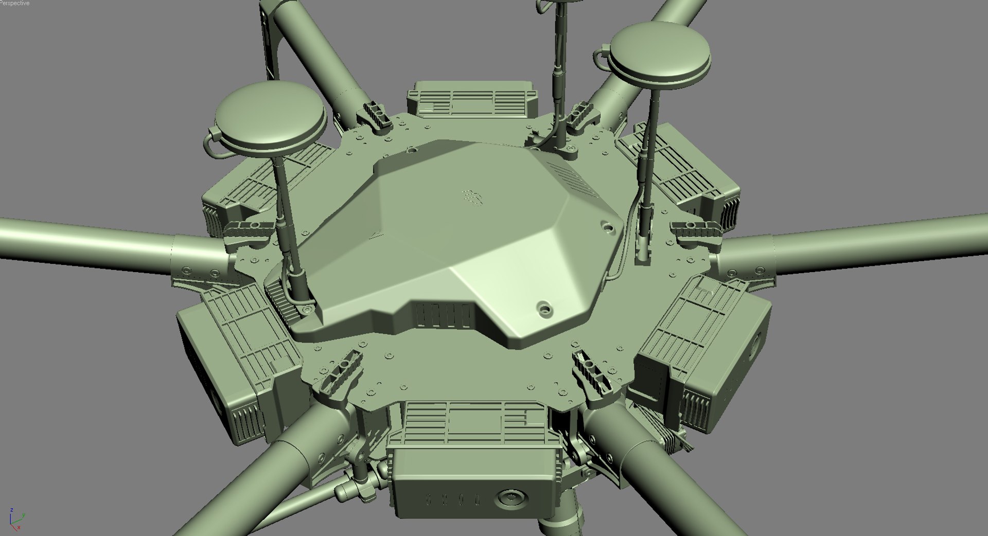 Dji matrice 600 pro 3D model - TurboSquid 1207547
