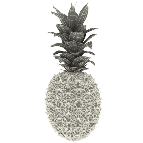 3ds max pineapple modelled