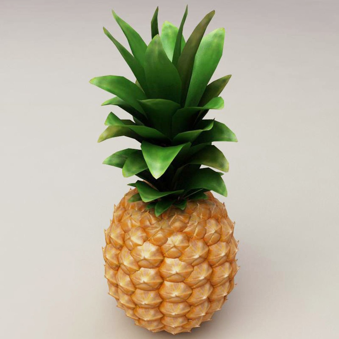 3ds Max Pineapple Modelled