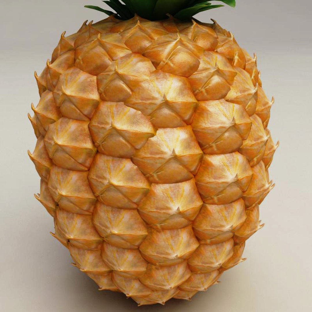 3ds Max Pineapple Modelled