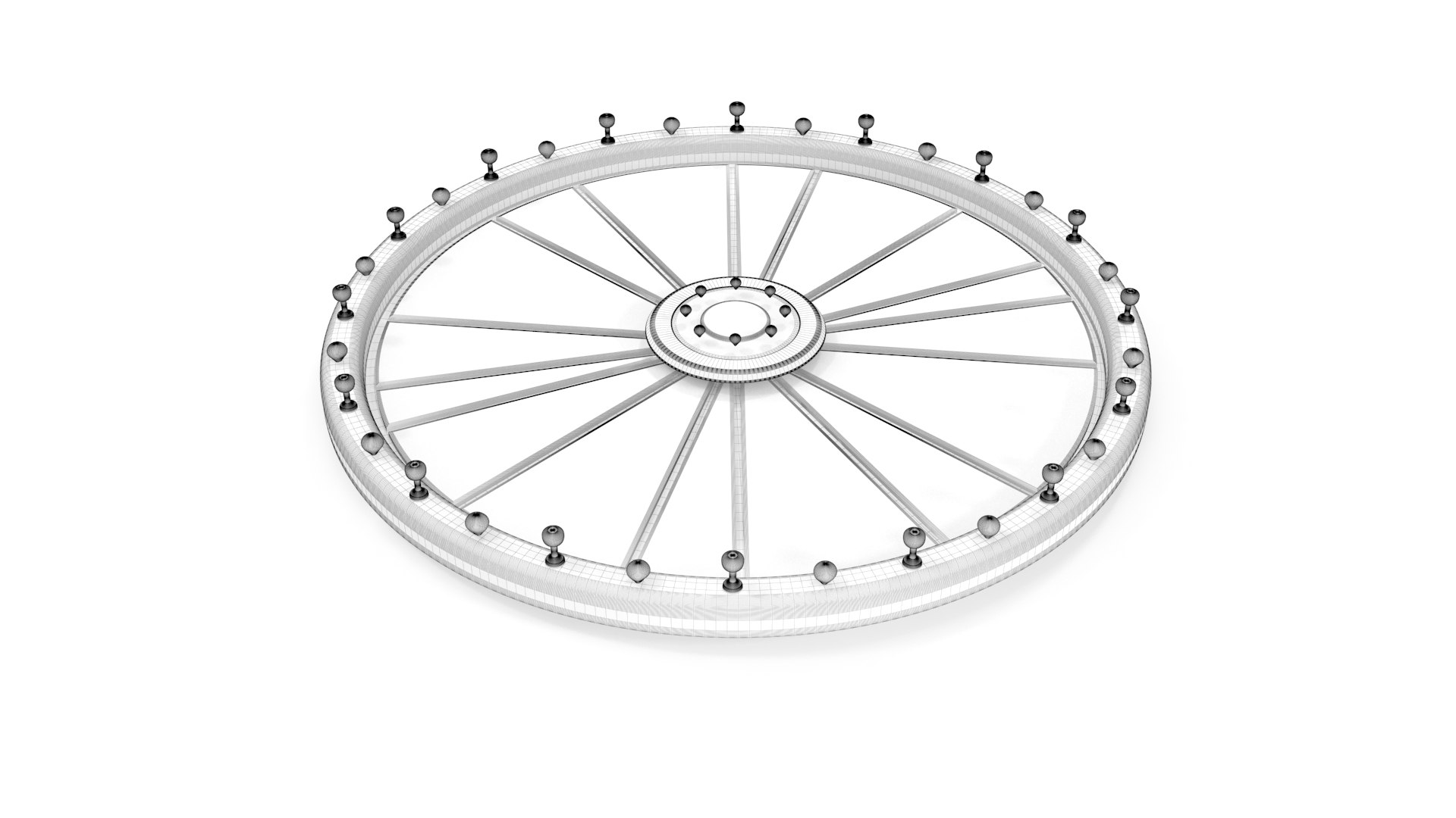 3D Model Spinning Prize Wheel - TurboSquid 2150014