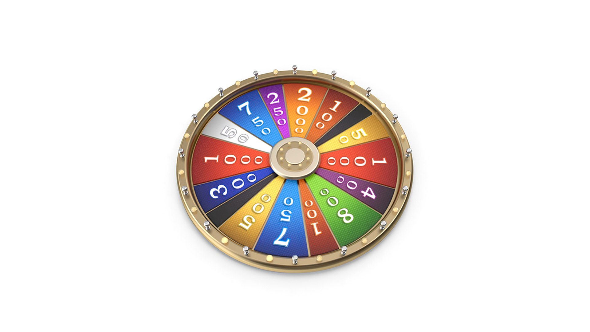 3D Model Spinning Prize Wheel - TurboSquid 2150014
