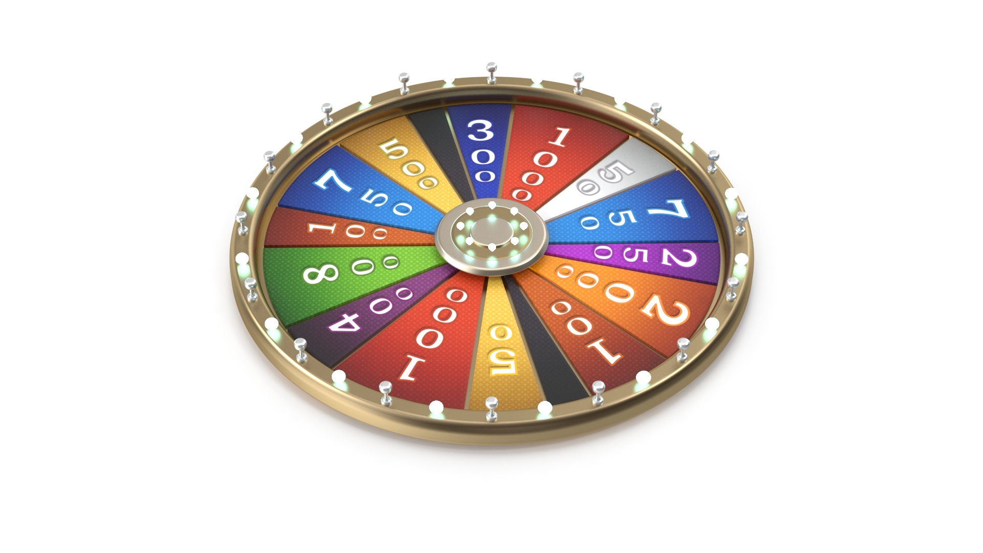 3D Model Spinning Prize Wheel - TurboSquid 2150014