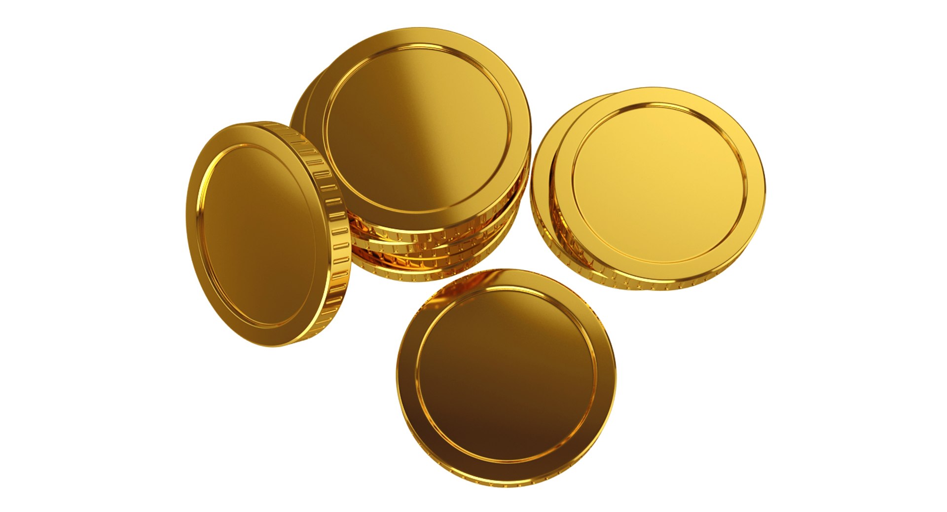 3D Gold Coin - TurboSquid 1398988