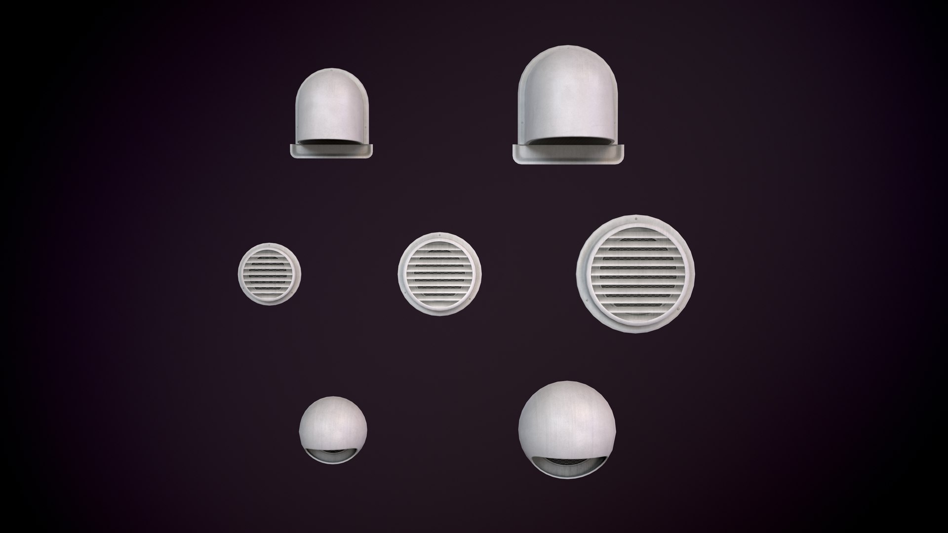 Japanese Outer Ventilation - PYB - BRC - PYK 3D Model - TurboSquid 2083437