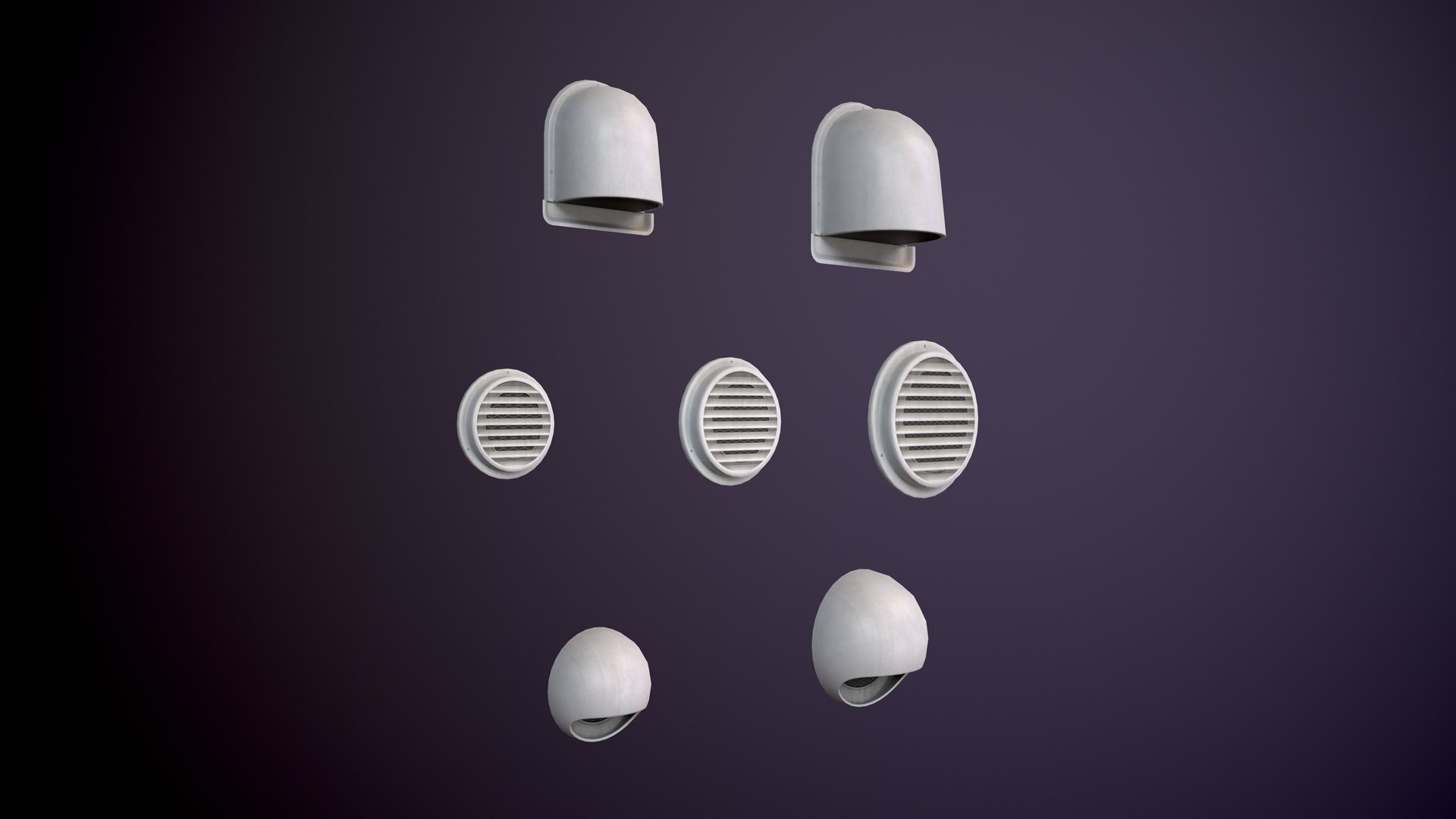 Japanese Outer Ventilation - PYB - BRC - PYK 3D Model - TurboSquid 2083437