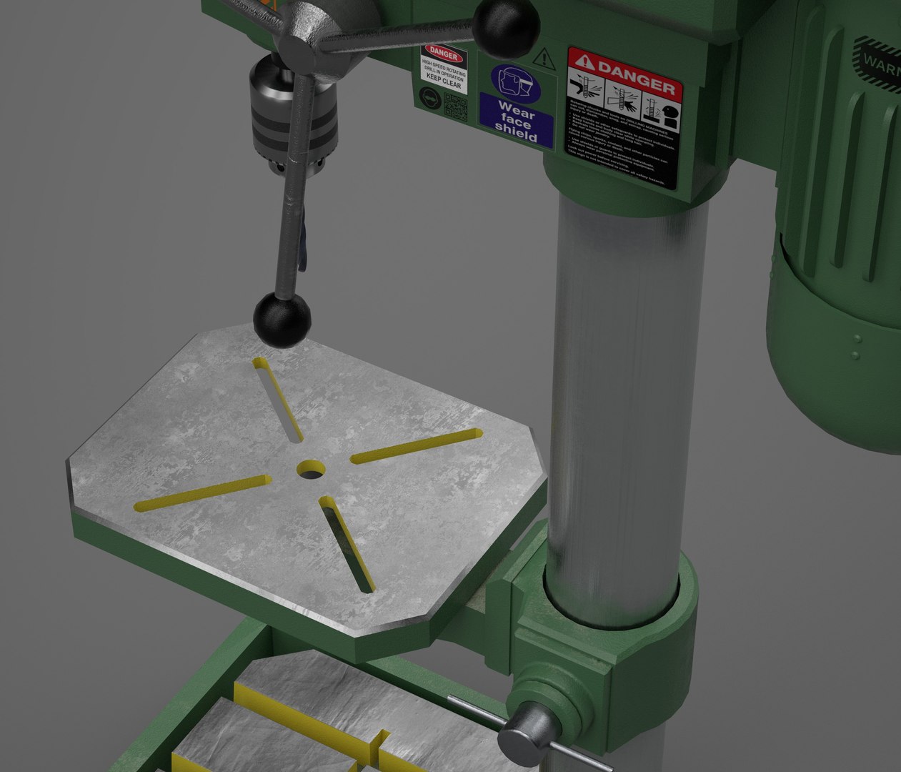 Drill Press 3D Model - TurboSquid 1646381