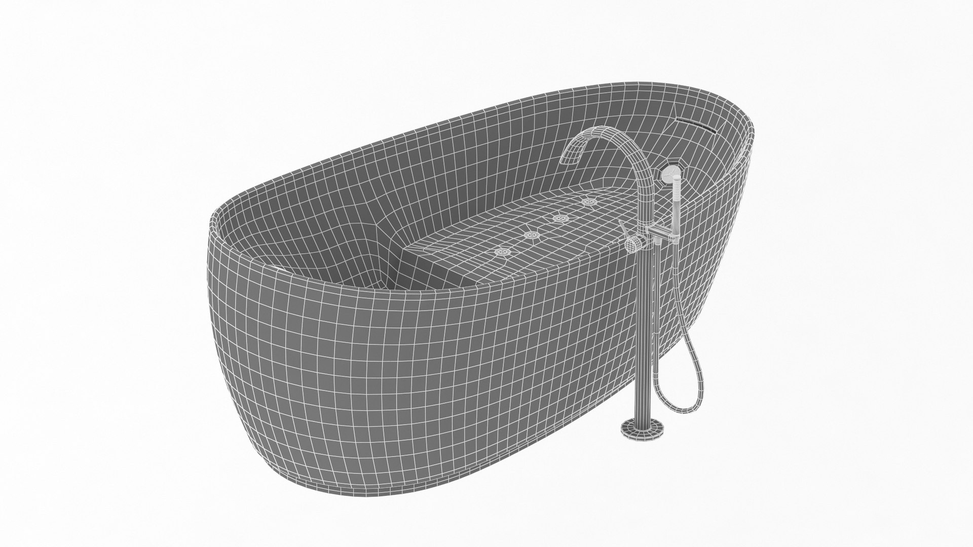 Toto Tub 3D Model - TurboSquid 1575328