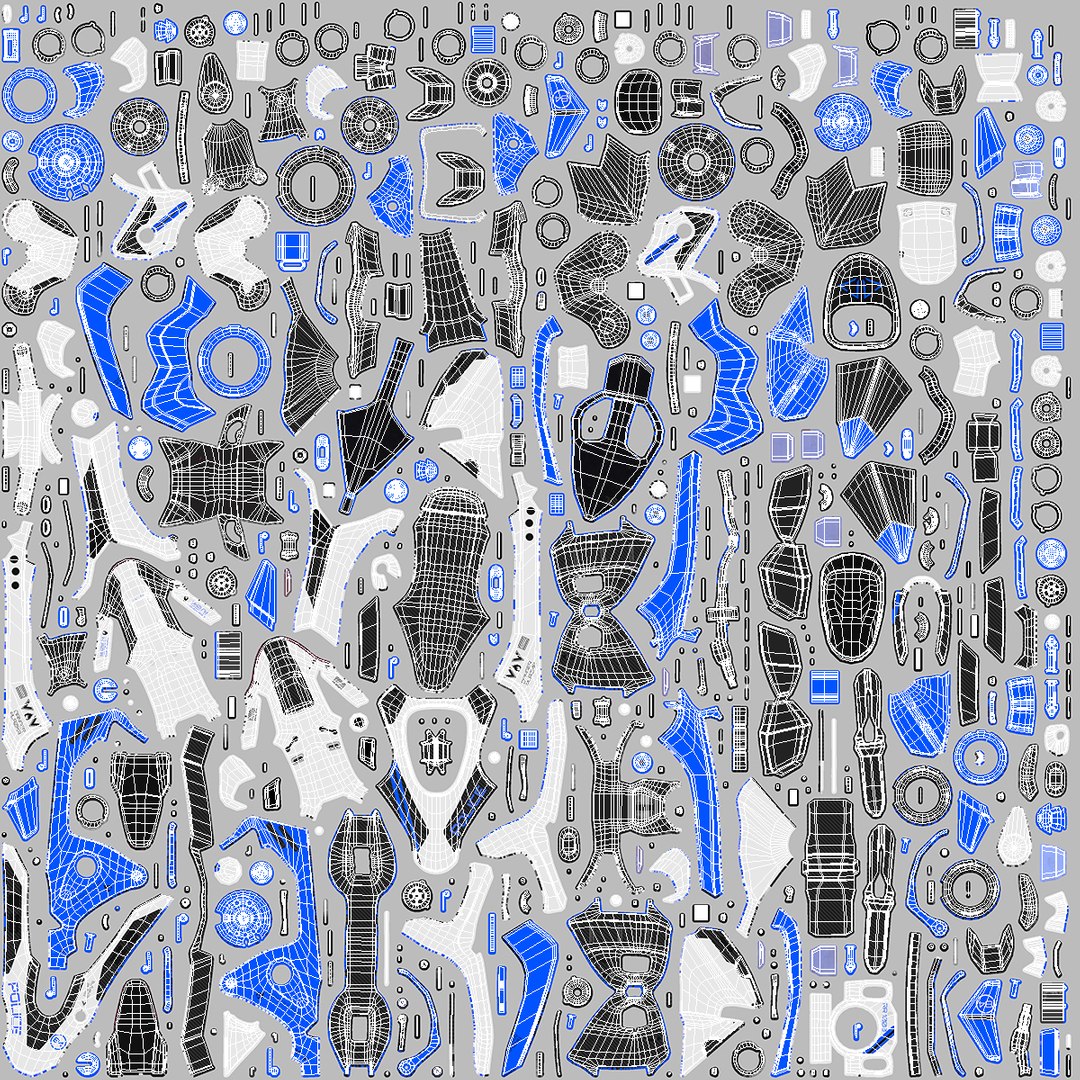 Scifi Fly Motorcycle Police Rigged for Cinema 4D 3D model - TurboSquid 2028670