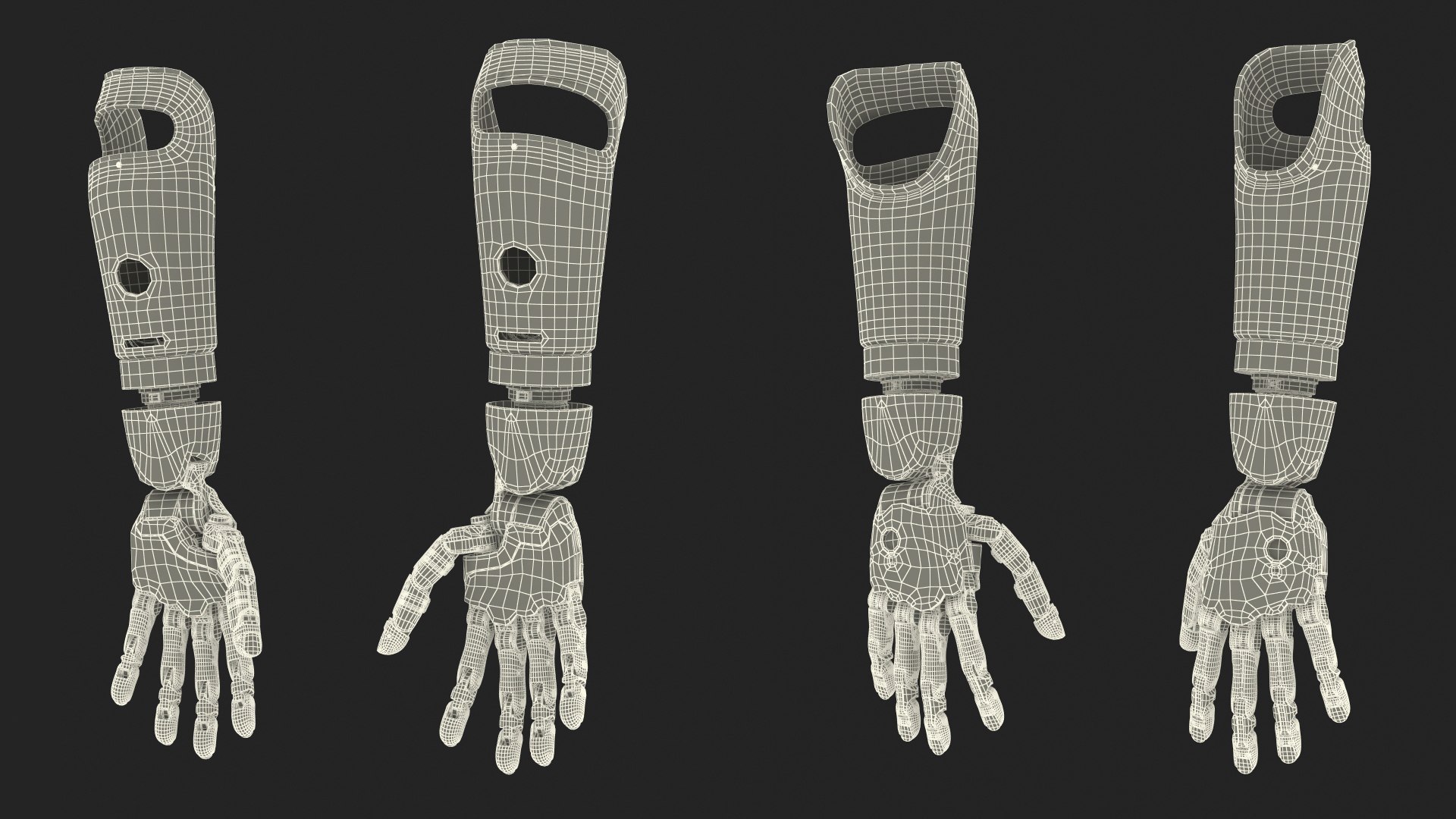 3D Brain Controlled Prosthetic Arms Rigged model - TurboSquid 2092117