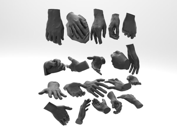 Free STL Hand Models | TurboSquid