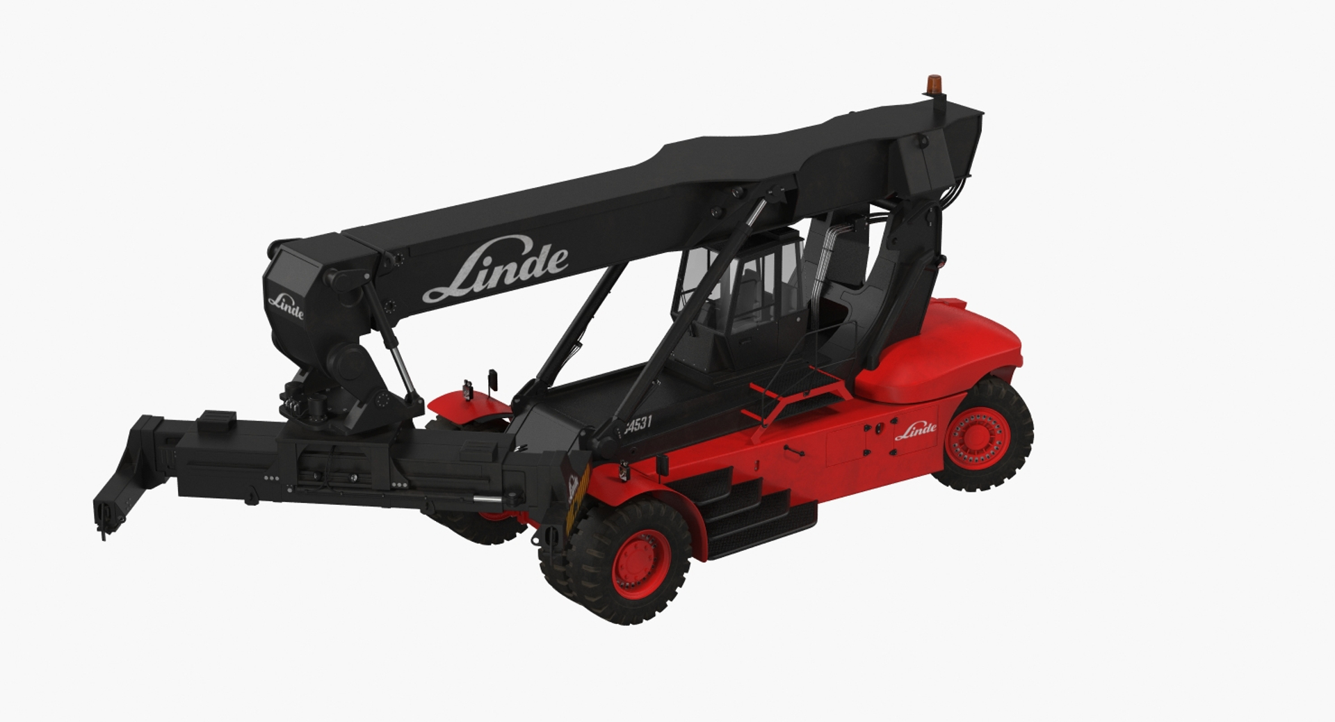 Linde Reach Stacker Rigged 3D - TurboSquid 1302233