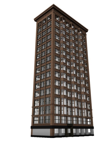 chicago bank 3d model