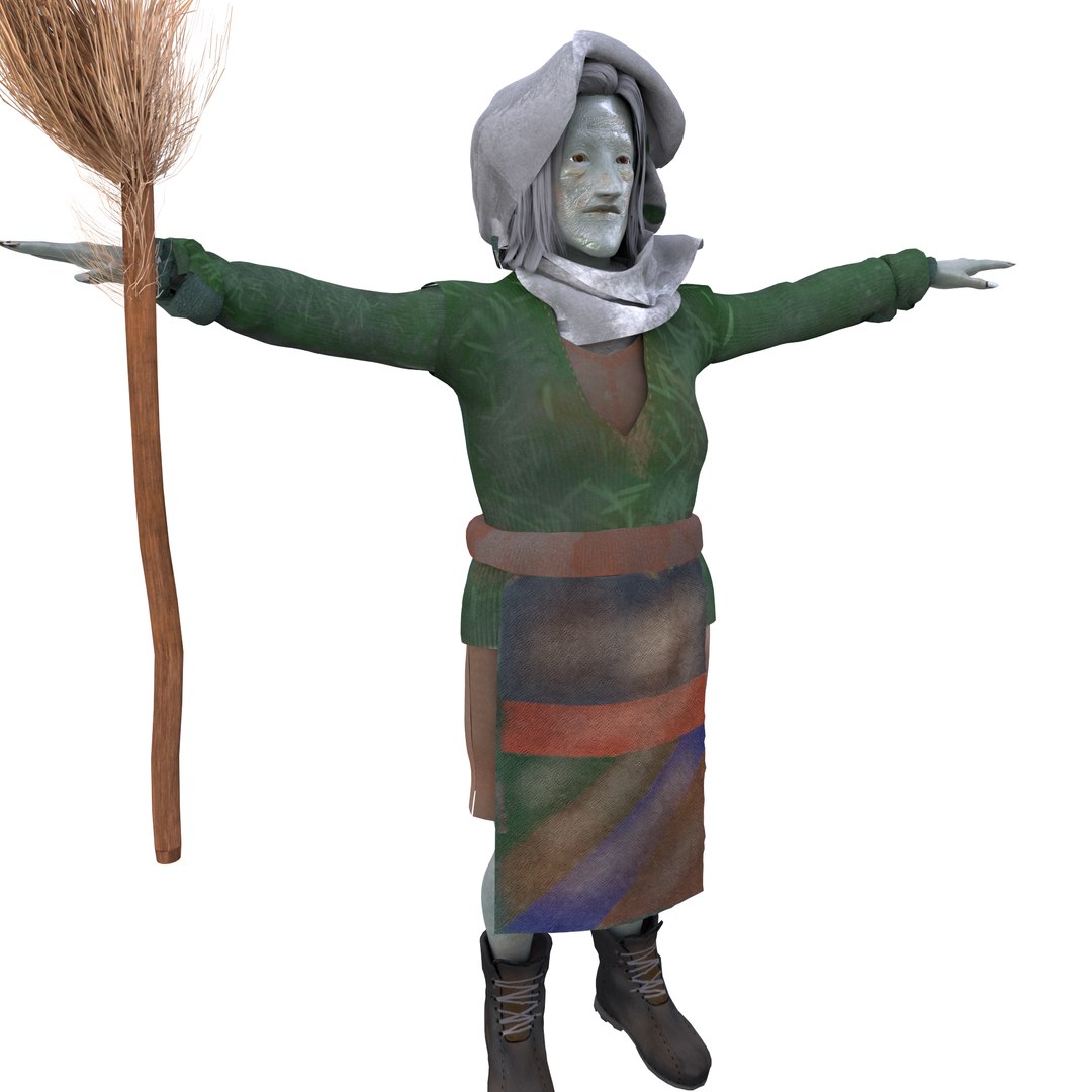 Witch Creature Character Model - TurboSquid 1363673