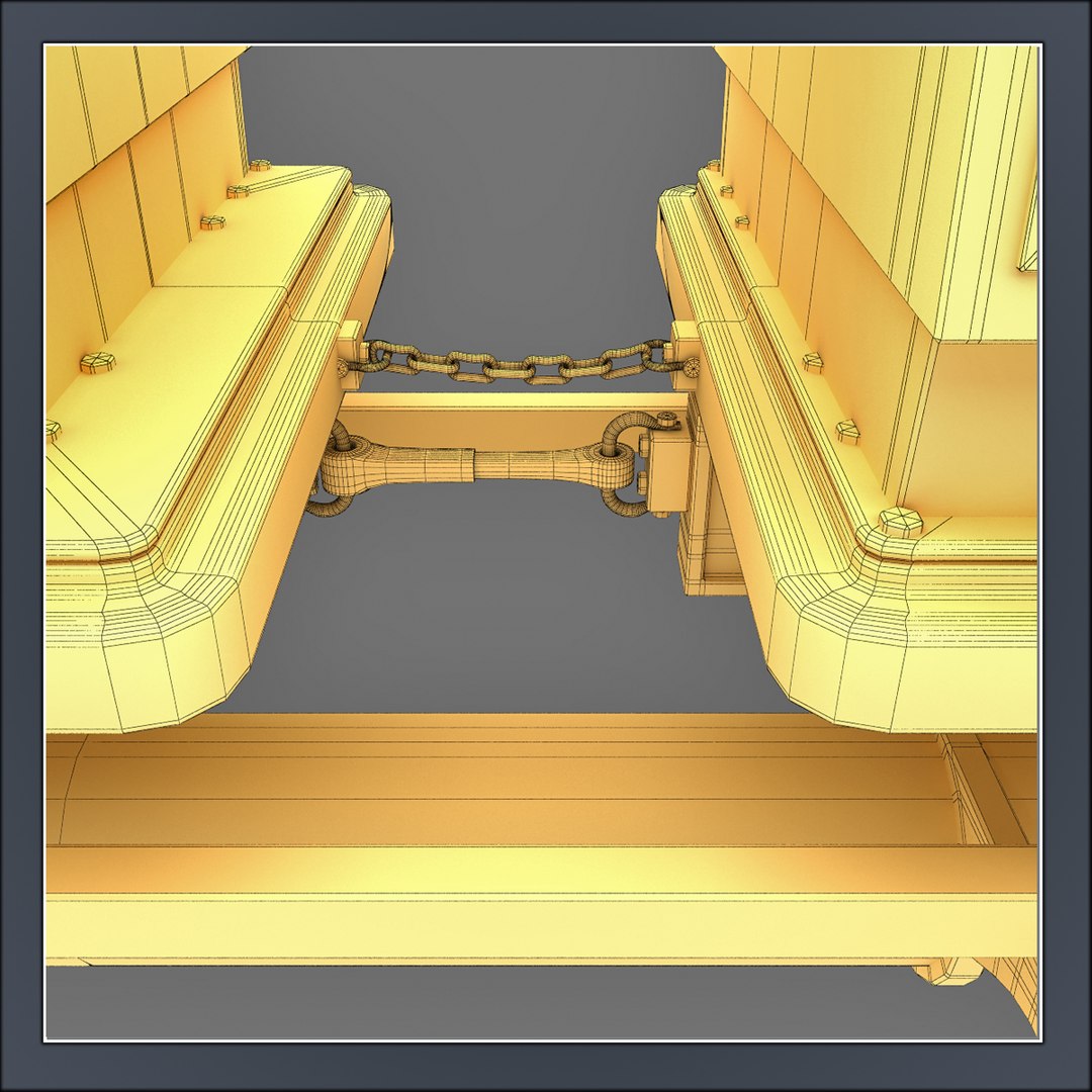 3d model roller coaster track
