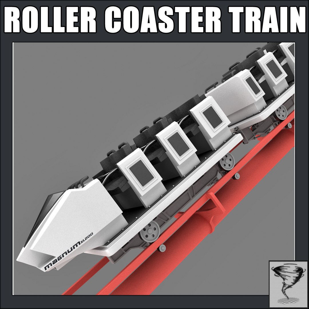 3d Model Roller Coaster Track