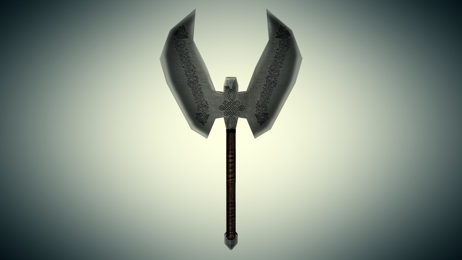3d Fbx Vikings Bird Axe