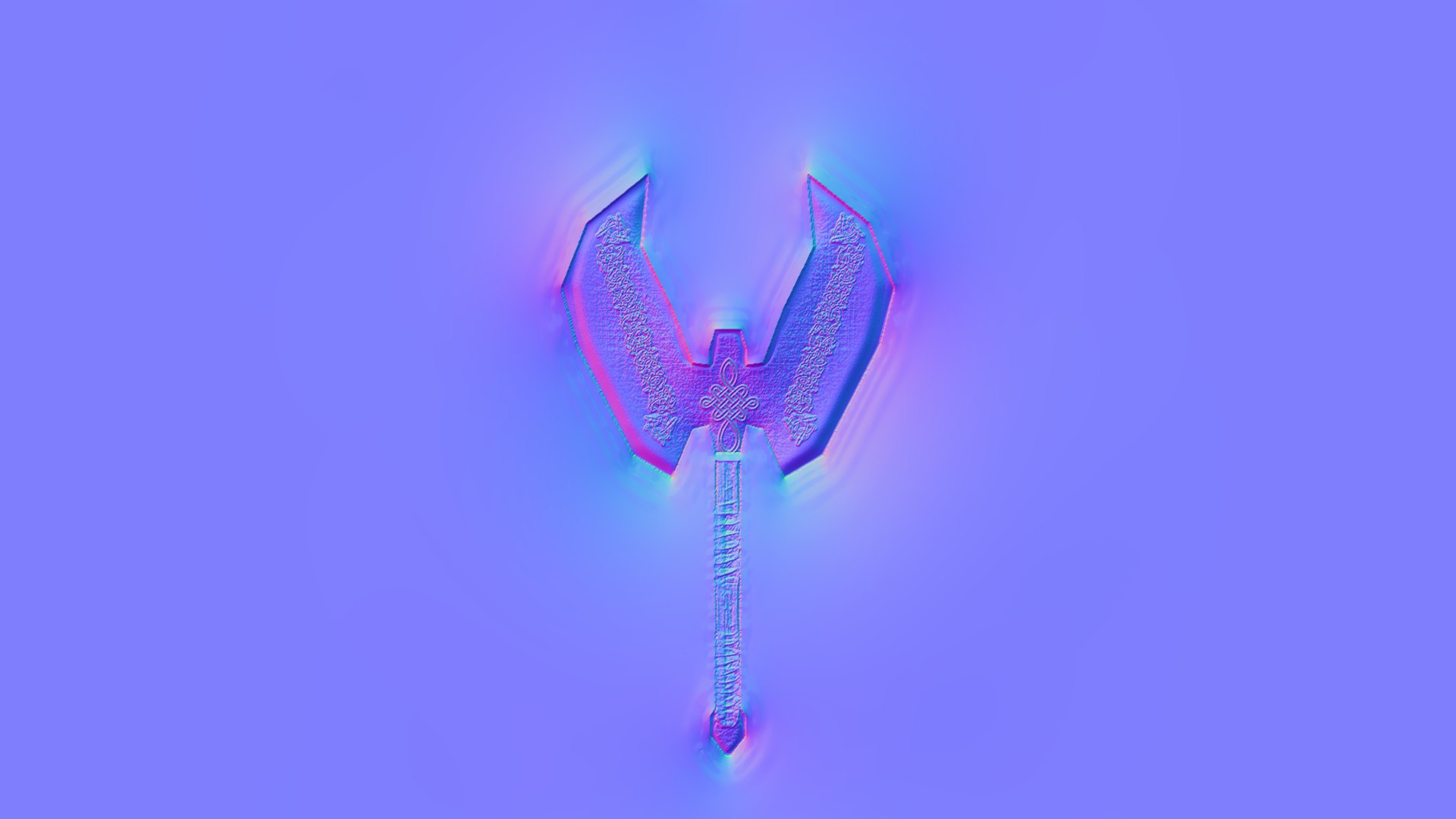 3d Fbx Vikings Bird Axe