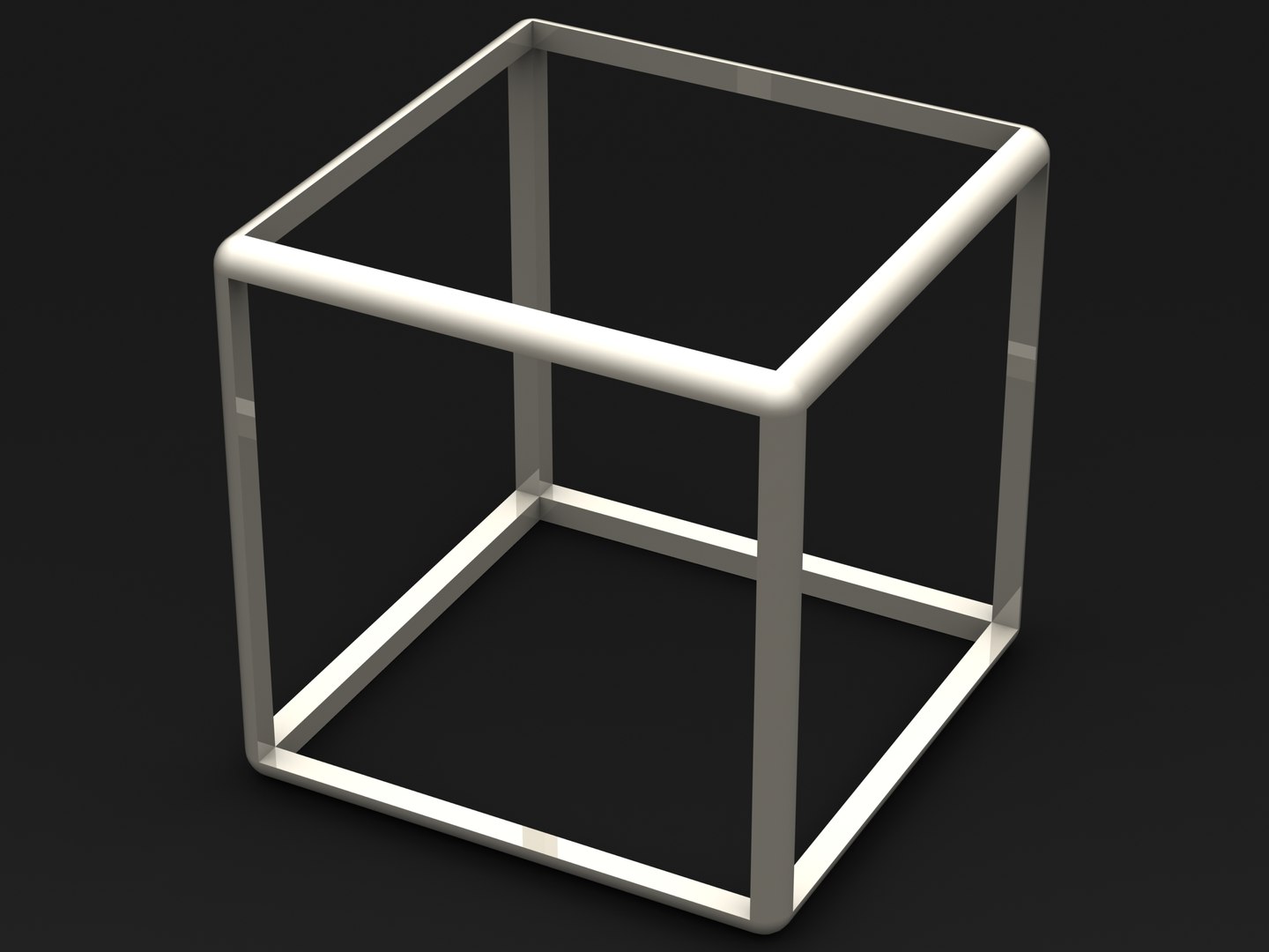 3D Wireframe Shape Cube - TurboSquid 2162032