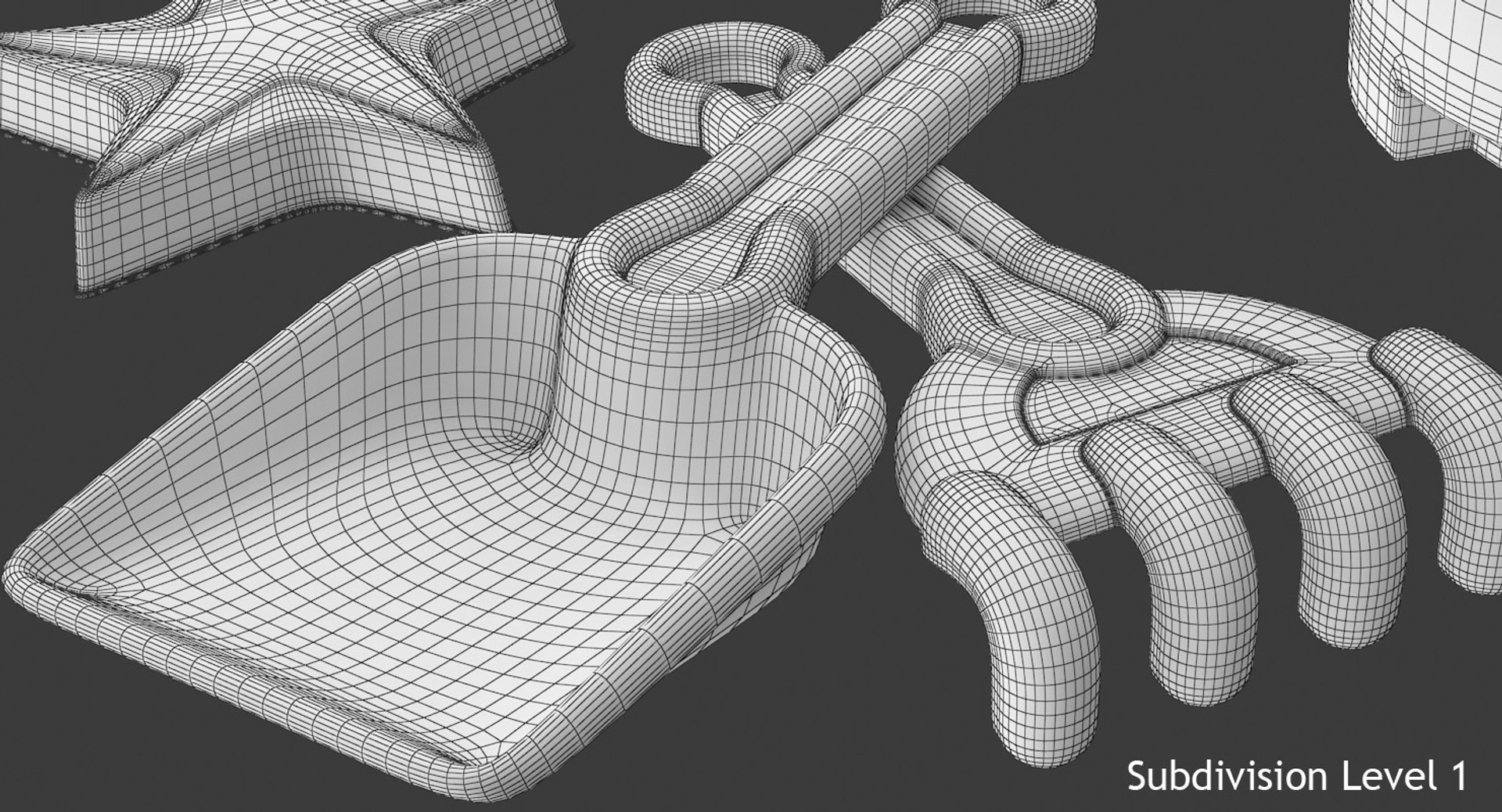 Sand toys 3D model - TurboSquid 1361471