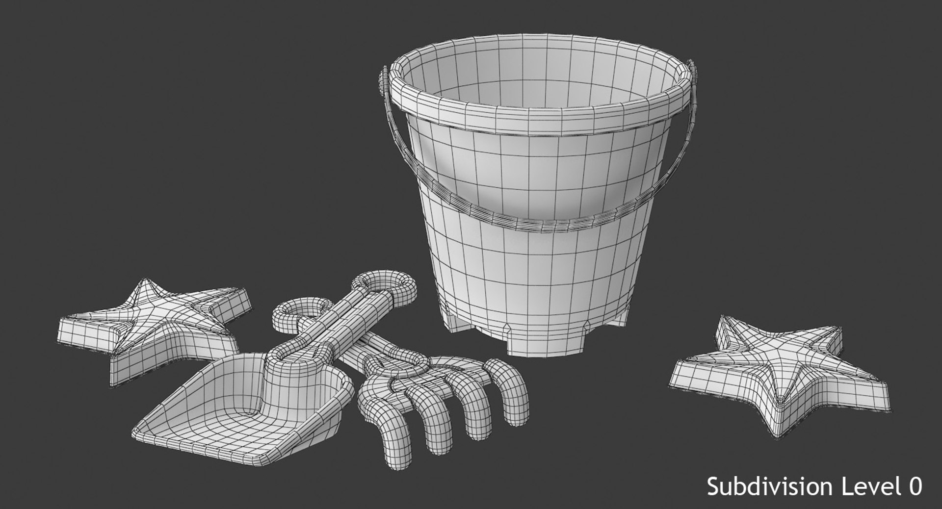 Sand toys 3D model - TurboSquid 1361471