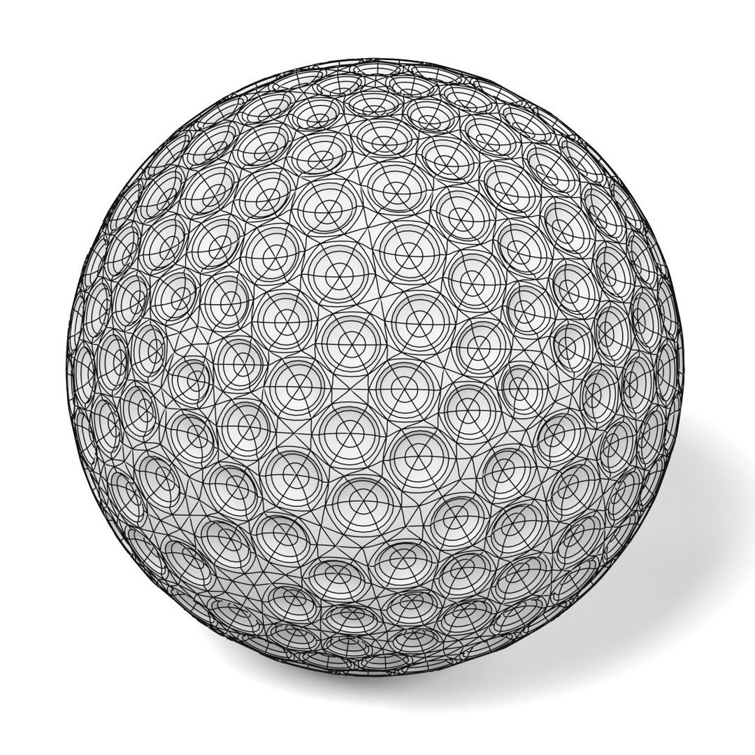 3d Obj Golf Ball