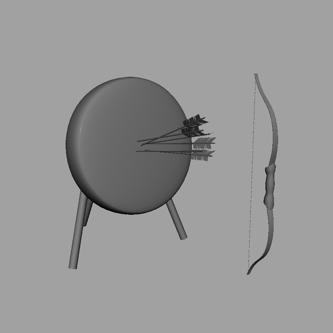 Archery Bow 3d Model