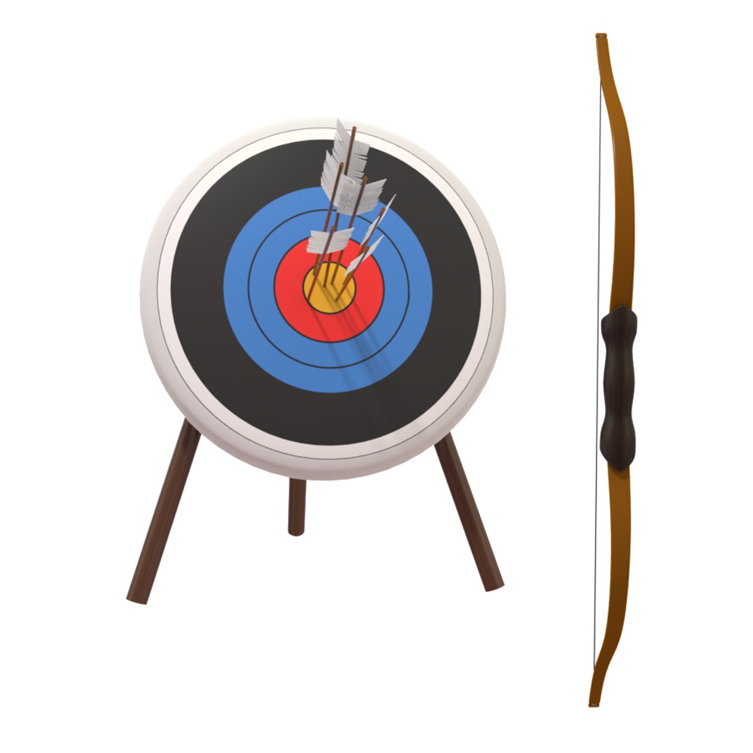 Archery Bow 3d Model