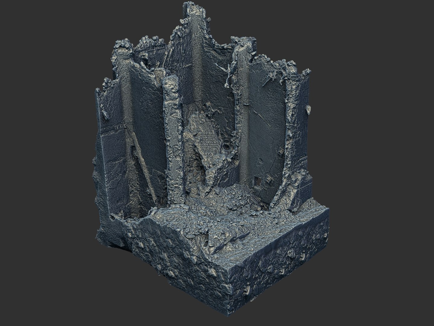 Concrete Rubble1 3D Model - TurboSquid 1722775