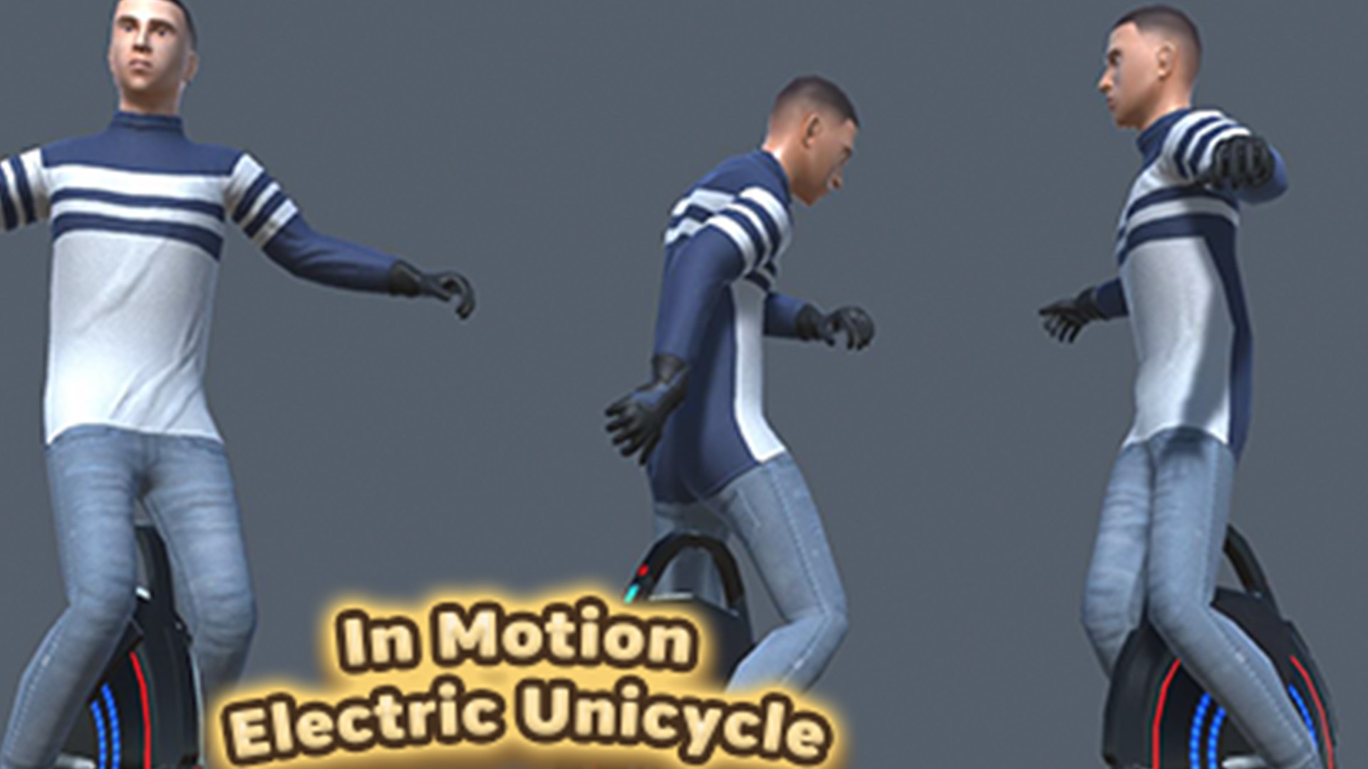 In Motion Electric Uni Cycle Animations 3D - TurboSquid 1931704
