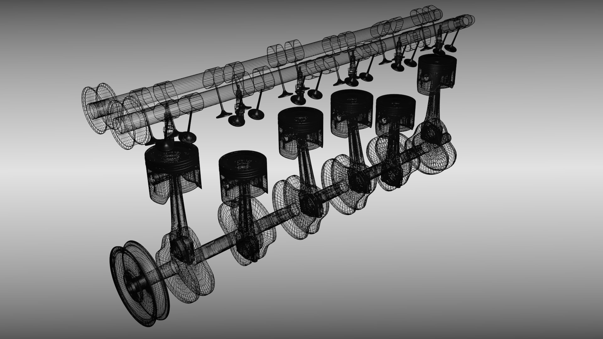 Engine Animations 3d Model