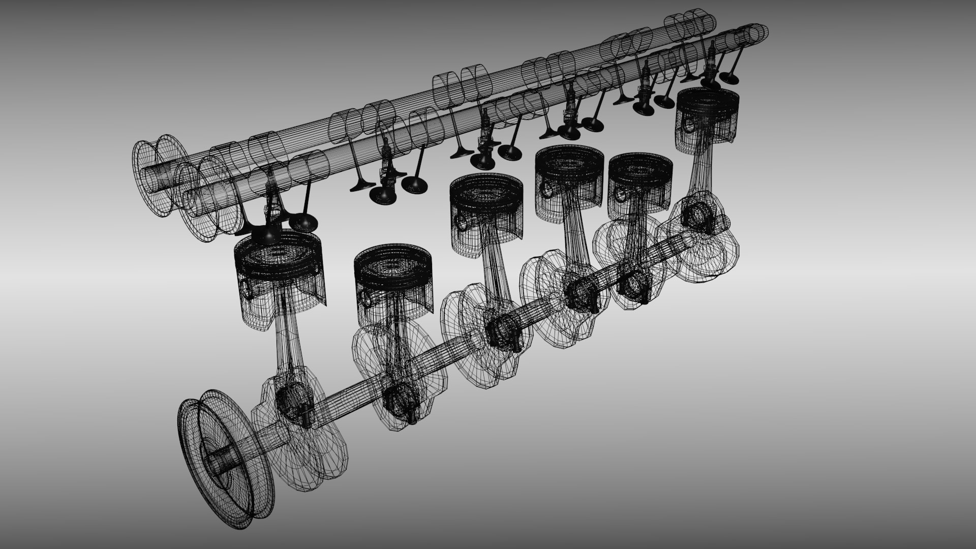 Engine Animations 3d Model