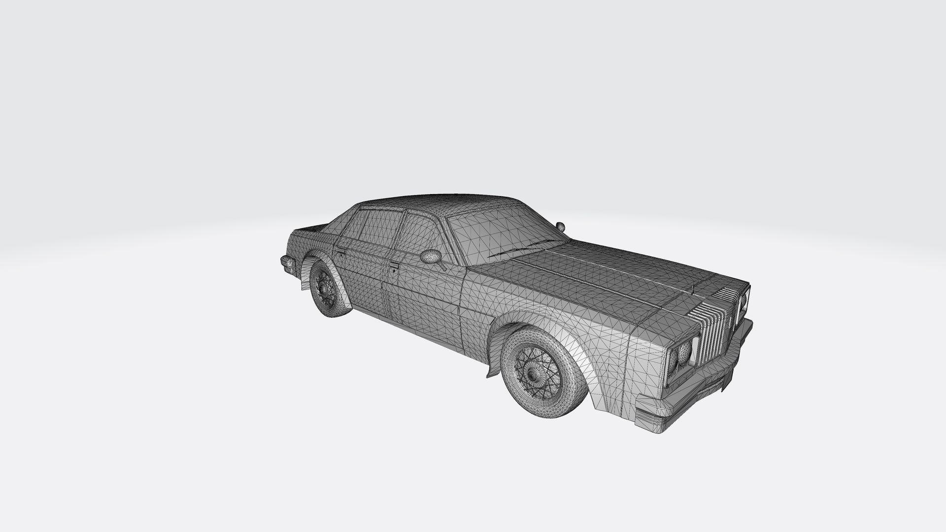 Red sedan car 3D model - TurboSquid 1619949