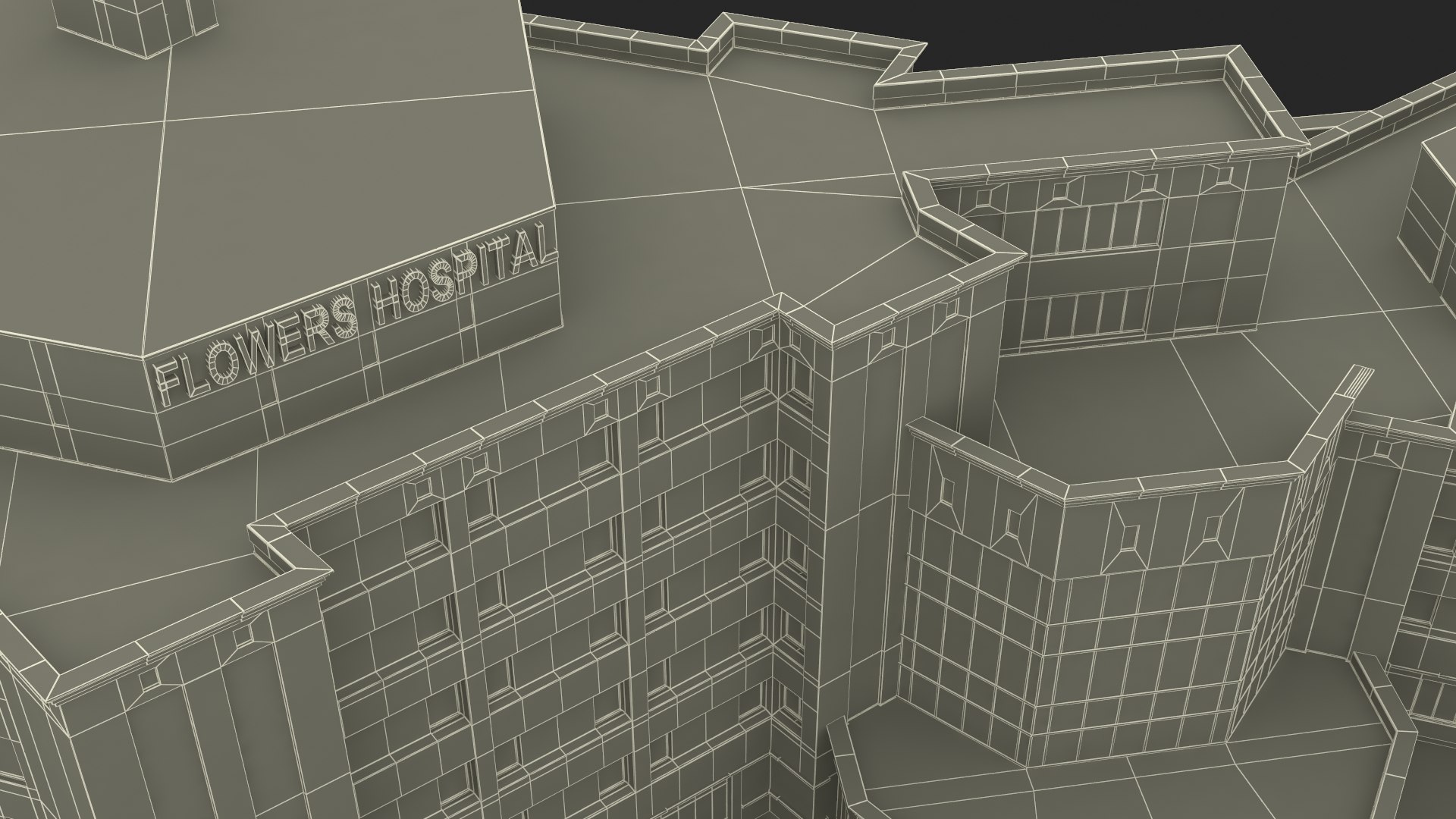 3D Modern Medical Center On Urban Site - TurboSquid 2384725