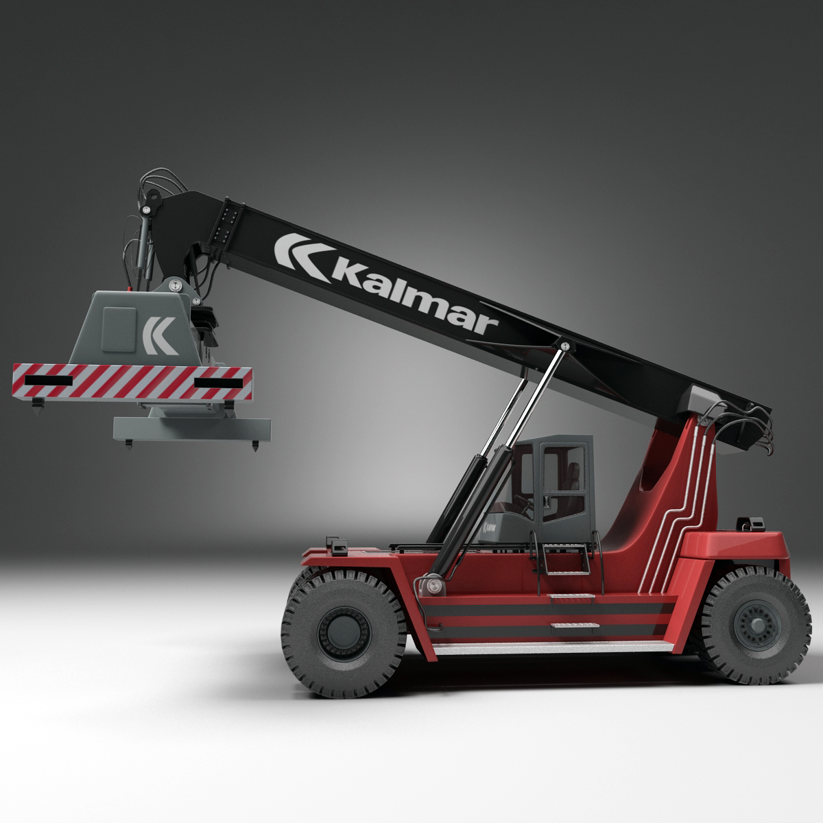 kalmar reach stacker 3d model